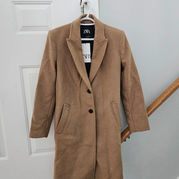 Zara | Jackets & Coats | Zara Wool Blend Coat | Poshmark